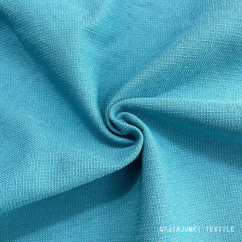 280GSM Bamboo joint faux Linen plain sofa fabric-Woven Linen Look ...