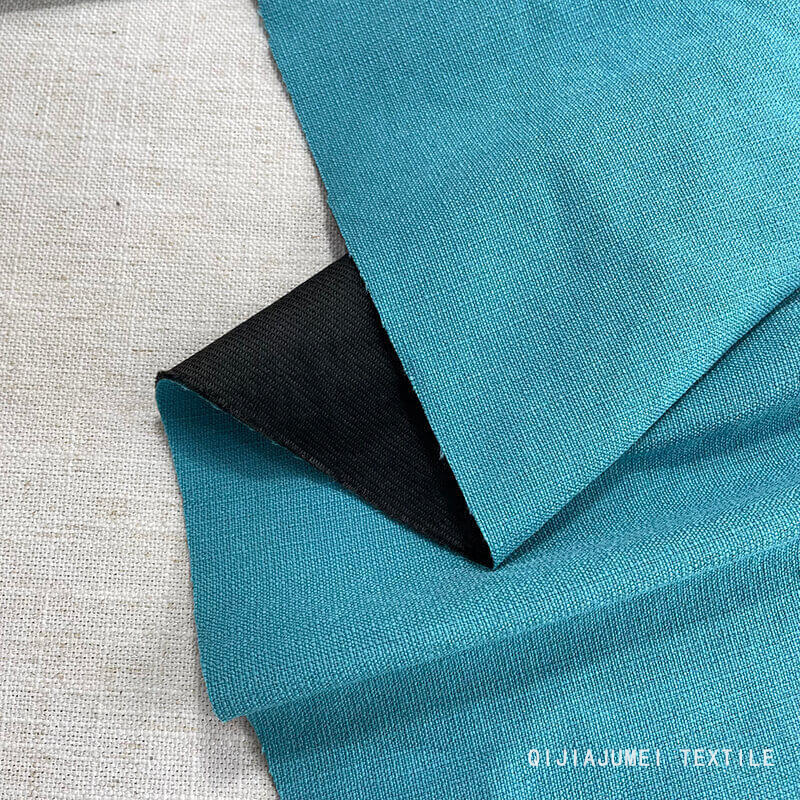 280GSM Bamboo joint faux Linen plain sofa fabric-Woven Linen Look ...